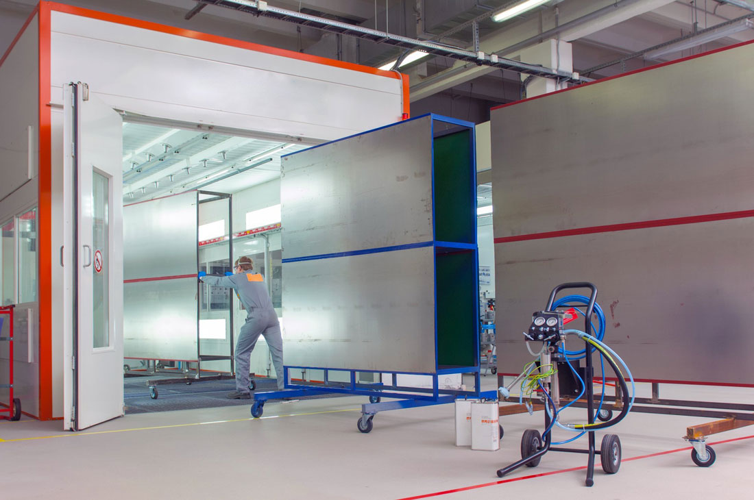 Paint Spray Booth for Airless Spray Painting Machine kolkata, India